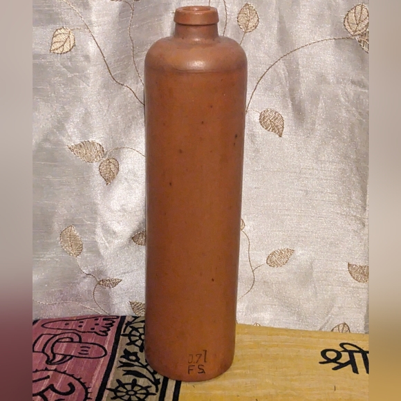 Art | Antique German Clay Bottle Stoneware In Vguc | Poshmark